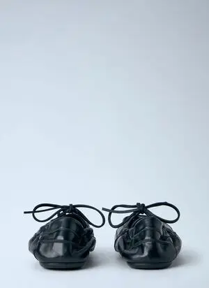 Prada Leather Moccasins