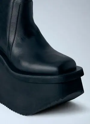 Rick Owens Factory Leather Boots