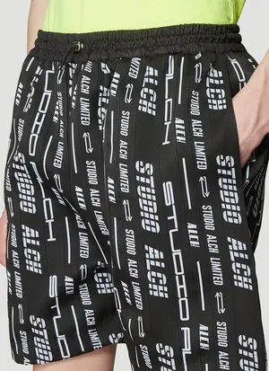 STUDIO ALCH Lanyard Logo Shorts