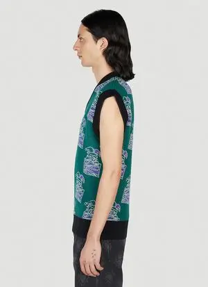 RASSVET Clown Sleeveless Sweater