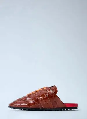 Marni Laced Leather Mules