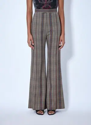 VIVIENNE WESTWOOD Wide Leg Trousers - Beige
