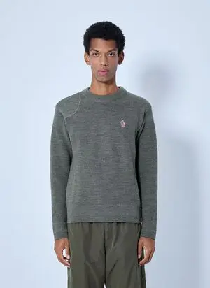 Moncler Wool Crew Neck Sweater