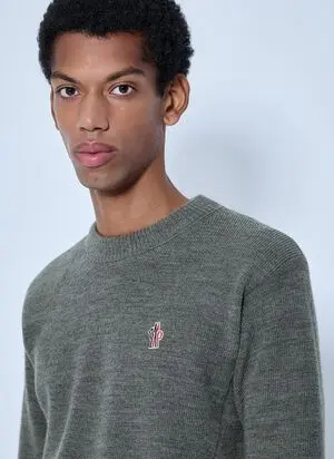 Moncler Wool Crew Neck Sweater