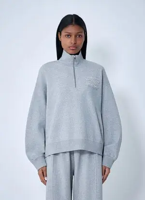 GANNI Half-zip Sweatshirt