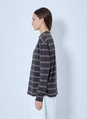 JIL SANDER Striped Long Sleeve T-shirt