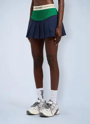 Palm Angels Classic Logo Pleated Skirt