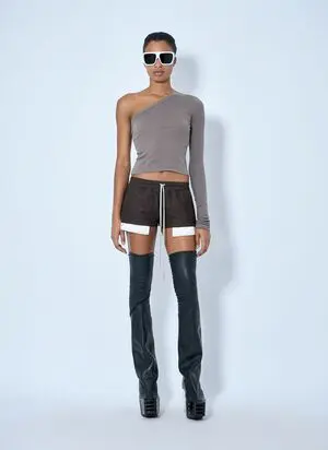 Rick Owens Asymmetric Long-sleeve Top