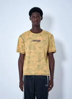 Martine Rose Printed Cotton Jersey T-shirt - Orange