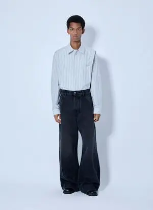 Marni Striped Cotton Poplin Shirt