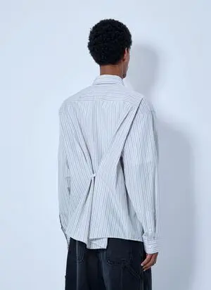 Marni Striped Cotton Poplin Shirt
