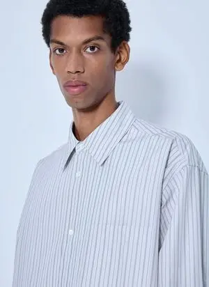 Marni Striped Cotton Poplin Shirt