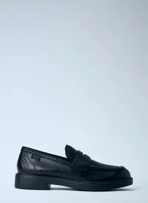 Camper Leather Brogue Loafers