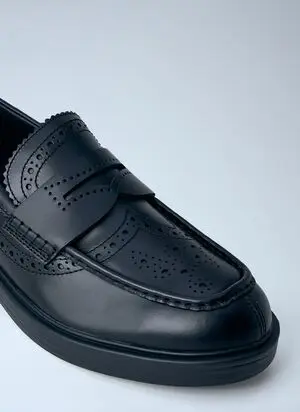 Camper Leather Brogue Loafers