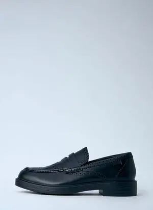 Camper Leather Brogue Loafers