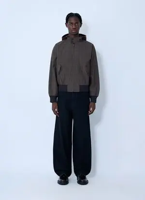 Prada Hooded Wool Jacket