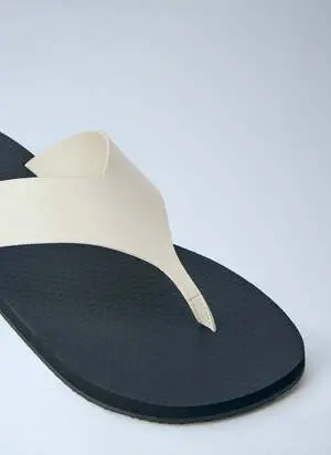 THE ROW Dune Classic Ginza Sandals - Ivory