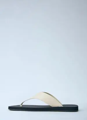 THE ROW Dune Classic Ginza Sandals - Ivory