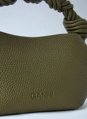 GANNI Bou Mini Handbag - Olive