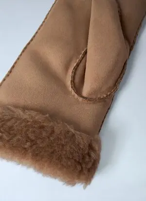 Max Mara Sand Gloves