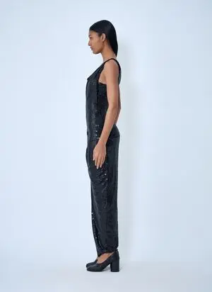VIVIENNE WESTWOOD Sequined Cowl Neck Gown