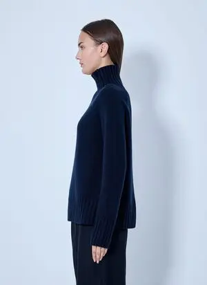 Max Mara High-neck Wool And Cashmere Sweater
