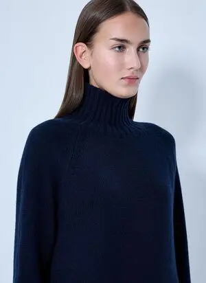 Max Mara High-neck Wool And Cashmere Sweater