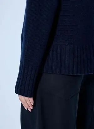 Max Mara High-neck Wool And Cashmere Sweater