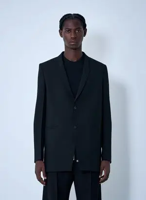 Rick Owens Single-breasted Blazer - Black