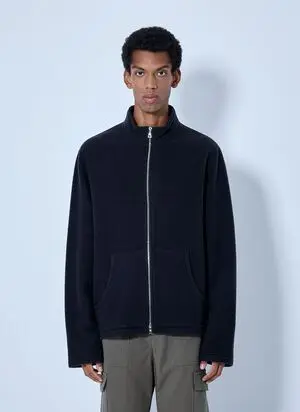 RIER Fleece Full Zip Sweatshirt - Black