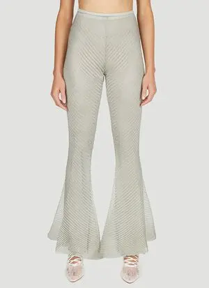 ISA BOULDER Moire Flared Pants