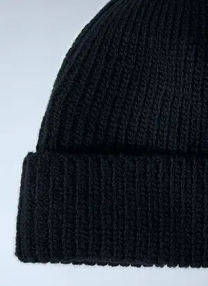 Prada Logo Motif Wool And Cashmere Beanie Hat
