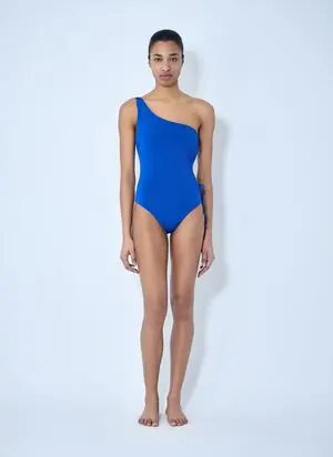 Max Mara Asymmetric One-shoulder Swimsuit