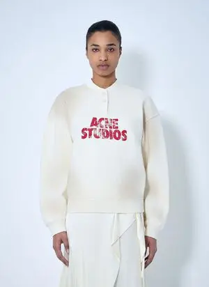 Acne Studios Embroidered Sweatshirts Hoodies For Women