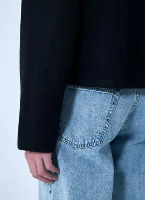 RIER Wool Blend Polo Sweater