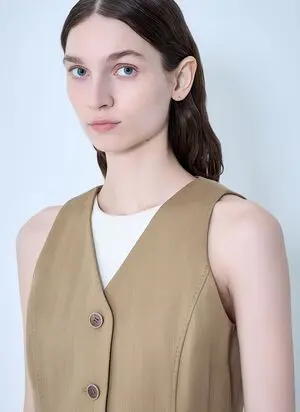 Max Mara Tailored Vest With Button Fastening