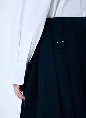 Prada Pleated Wool Skirt