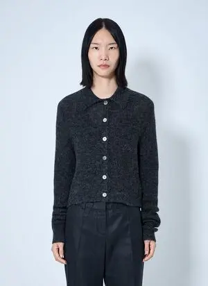 Our Legacy Mazzy Polo Cardigan - Black
