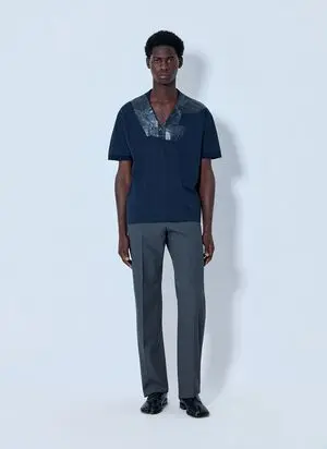 MAISON MARGIELA V-neck Panel T-shirt