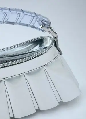 Lacoste Runway H Lenglen Mirror Effect Leather Bag
