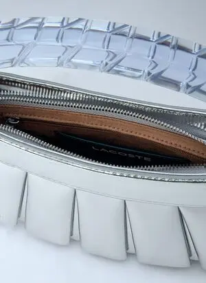 Lacoste Runway H Lenglen Mirror Effect Leather Bag
