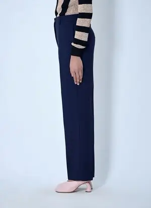 Dries Van Noten Wool Tailored Trousers