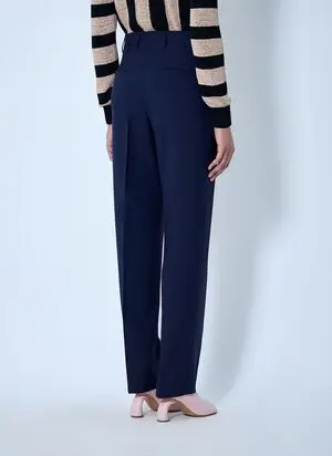 Dries Van Noten Wool Tailored Trousers