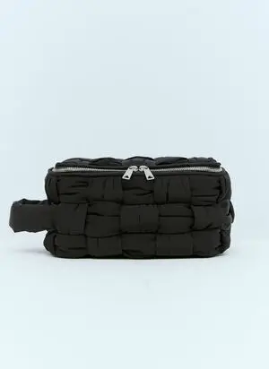 Bottega Veneta Cassette Travel Pouch - Black