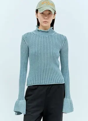 Acne Studios Ruffled Sleeves Sweater