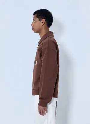 STORY MFG. Half-zip Collared Sweatshirt
