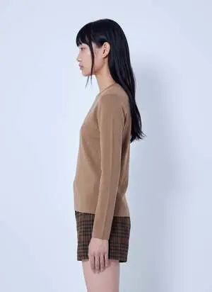 Max Mara Embroidered Logo Knit Sweater