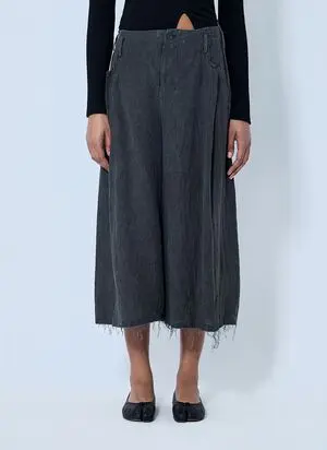LIMI FEU Tuck Wide Pants - Grey