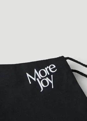 MORE JOY Logo Print Face Mask
