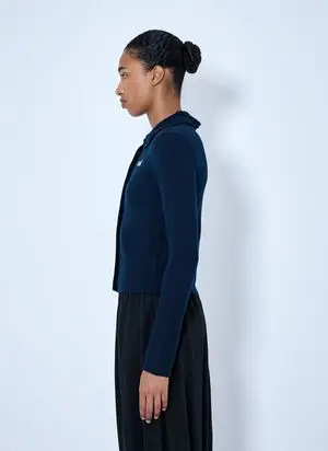 Chloé Fitted Logo Cardigan